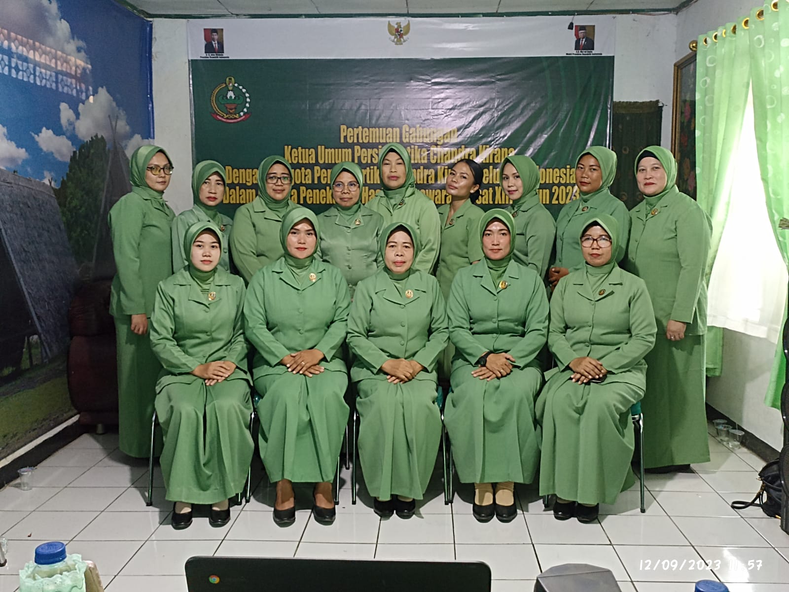 Pertemuan Gabungan Ketua Umum Persit Kartika Chandra Kirana Dengan Anggota Persit Kartika ...